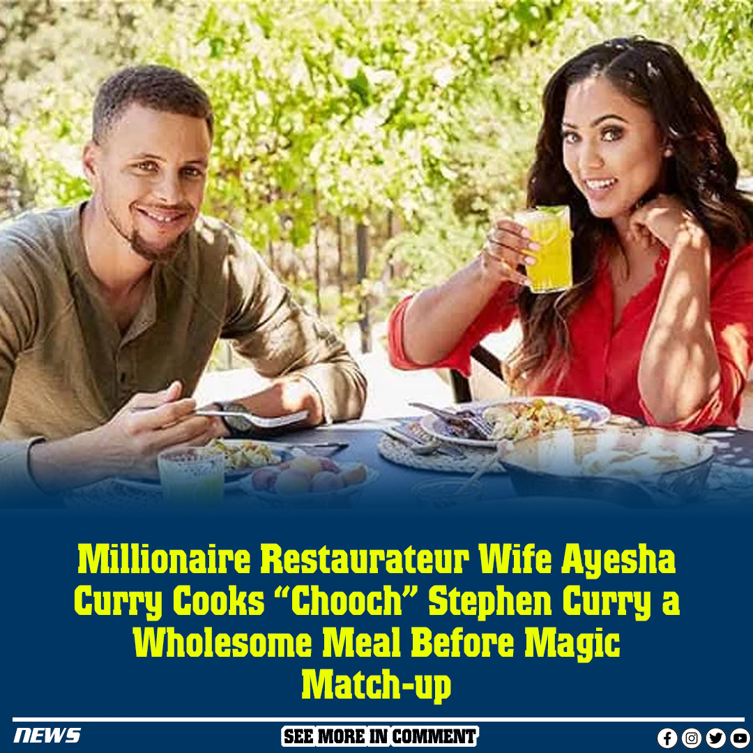 Millionaire Restaurateur Wife Ayesha Curry Cooks “Chooch” Stephen Curry ...