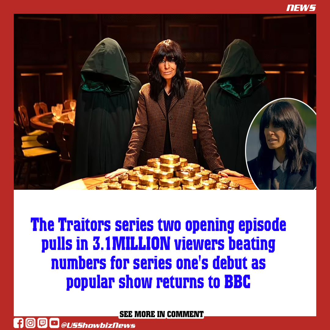 The Traitors series two opening episode pulls in 3.1MILLION viewers ...