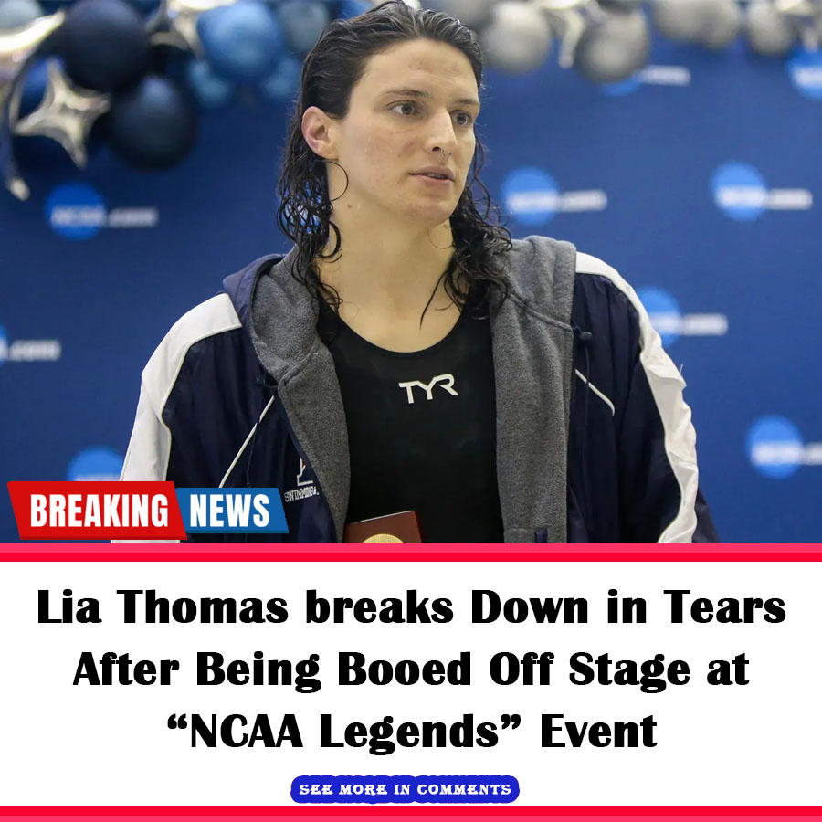 Lia Thomas breaks Down in Tears After Being Booed Off Stage at “NCAA ...