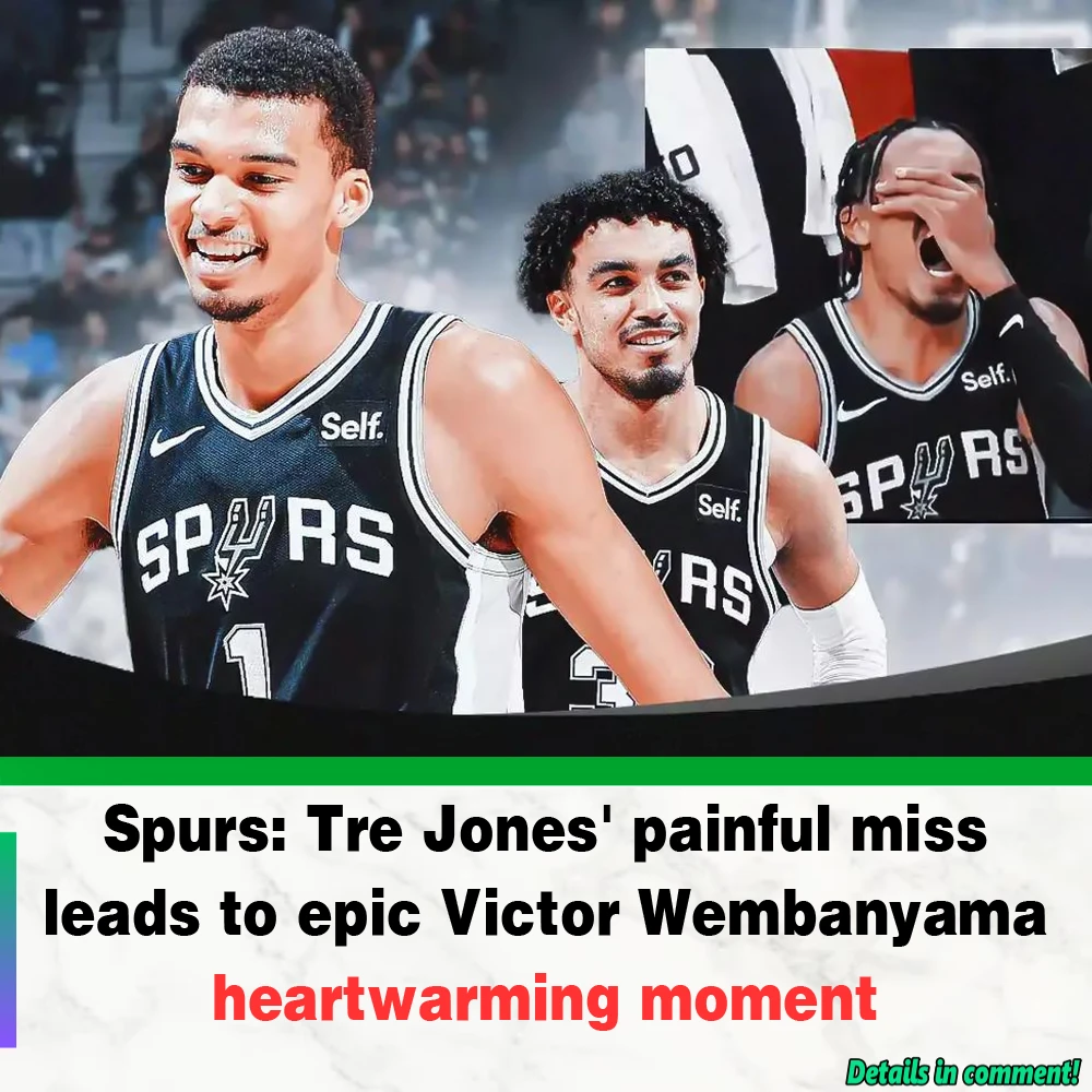 Spurs: Tre Jones' painful miss leads to epic Victor Wembanyama ...