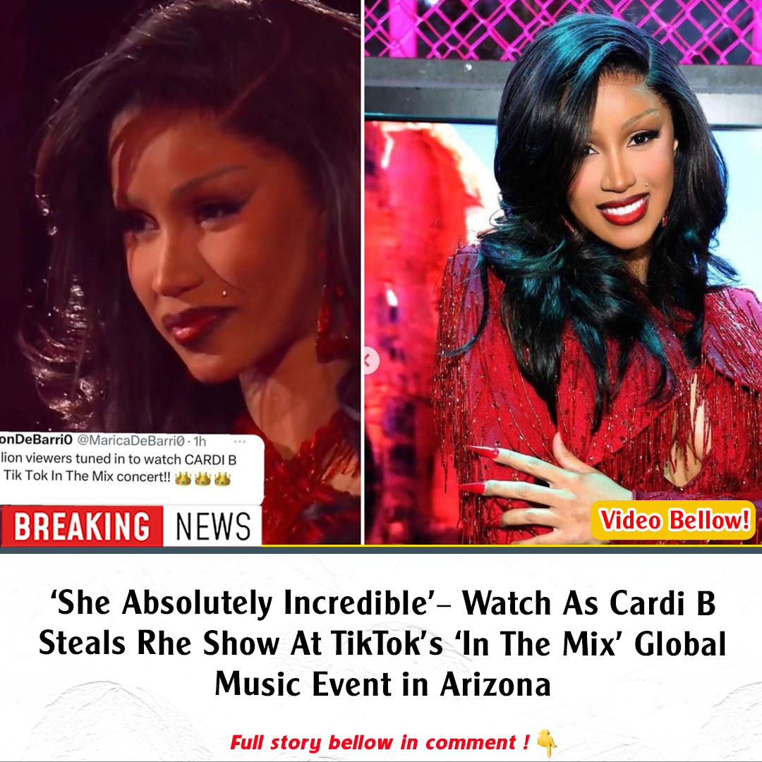 ‘She Absolutely Incredible’– Watch As Cardi B Steals Rhe Show At TikTok ...