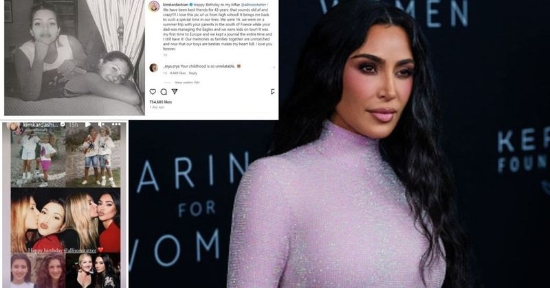 Kim Kardashian's Throwback Snap with Childhood Bestie Reveals Her ...