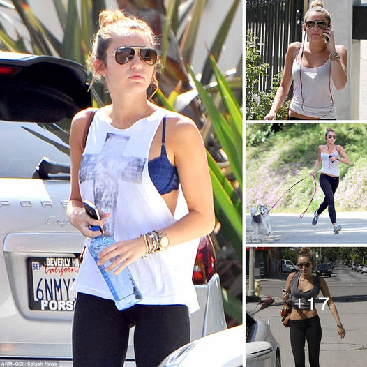 “Staying Strong and Stylish: Miley Cyrus Radiates Confidence in Blue ...