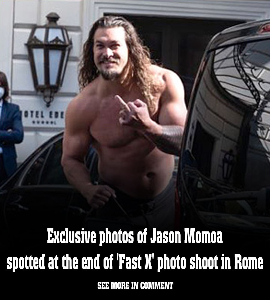 Exclusive photos of Jason Momoa spotted at the end of 'Fast X' photo ...