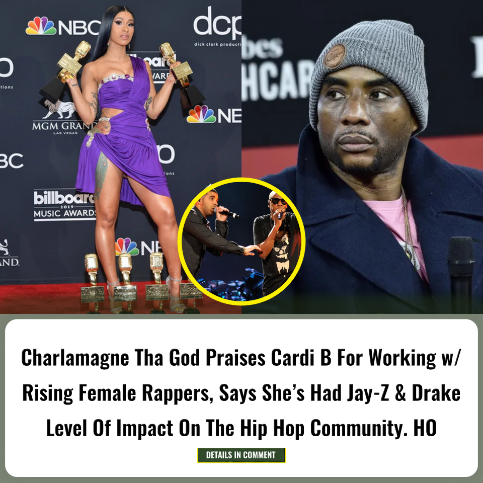 Charlamagne Tha God Praises Cardi B For Working w/ Rising Female ...