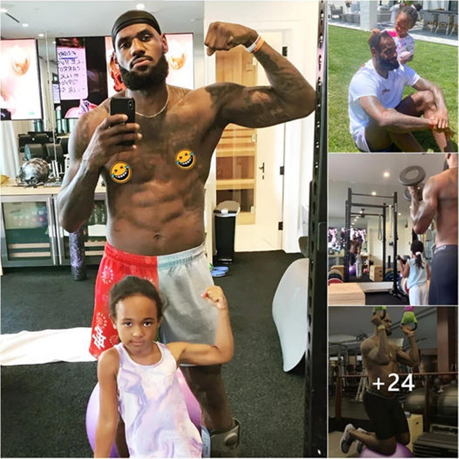 LeBron James and Daughter Zhuri’s Heartwarming Gym Bonding: A First ...