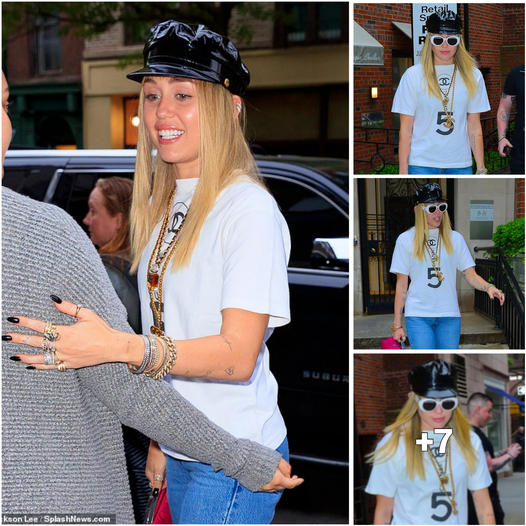 Miley Cyrus’ Big Apple Adventure: A Unique Fashion Statement with ...