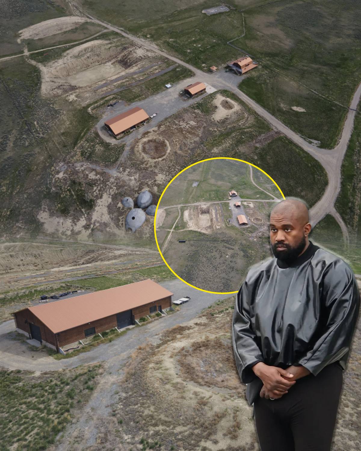 Kanye West’s Monster Lake Ranch almost desolate with mud holes after ...