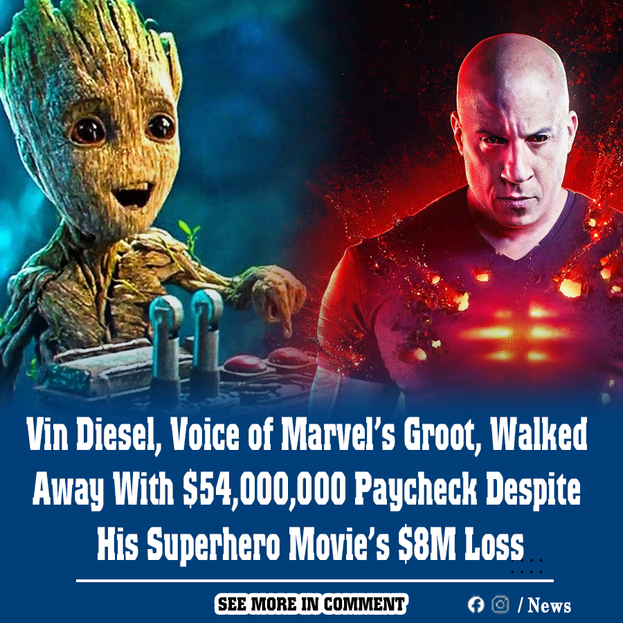 Vin Diesel, Voice of Marvel’s Groot, Walked Away With $54,000,000 ...