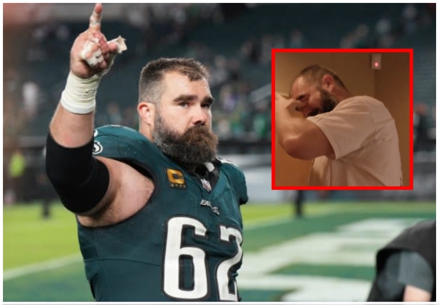 Witnessed Jason Kelce collapse while singing the New Year's song with ...