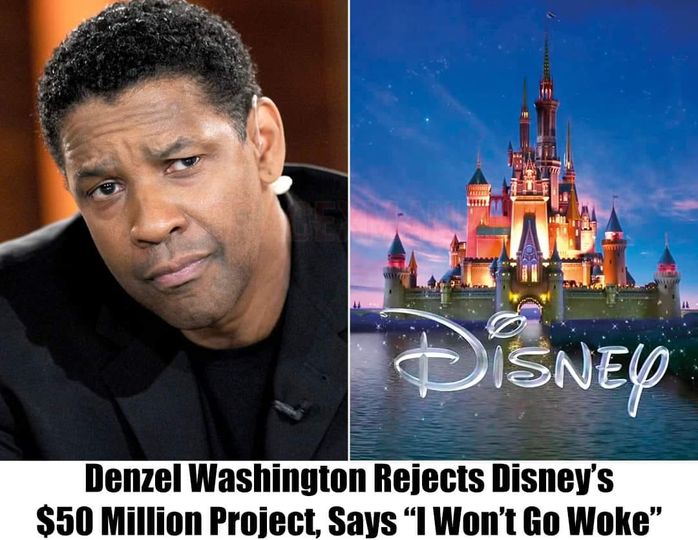 Breaking: Denzel Washington Declines Disney’s $50 Million Project ...