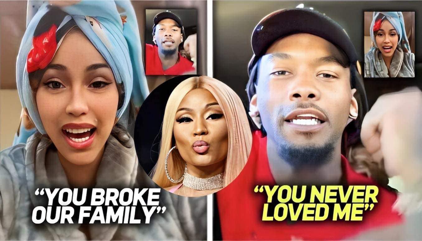 Revealing a video of Offset sleeping with Nicki Minaj made Cardi B ...