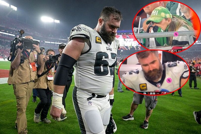 Kylie Kelce cries with Jason after Eagles lose: will he join Travis on the Chiefs? - News