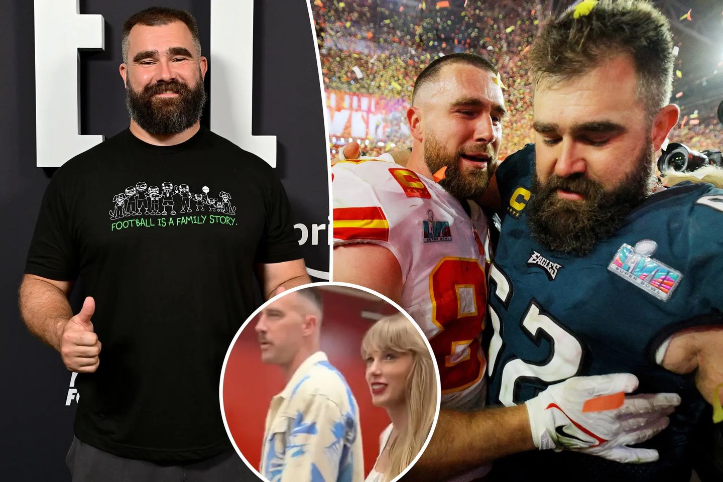 Taylor Swift fans ‘PAY RESPECT’ to Travis’ brother Jason Kelce RETIRING ...