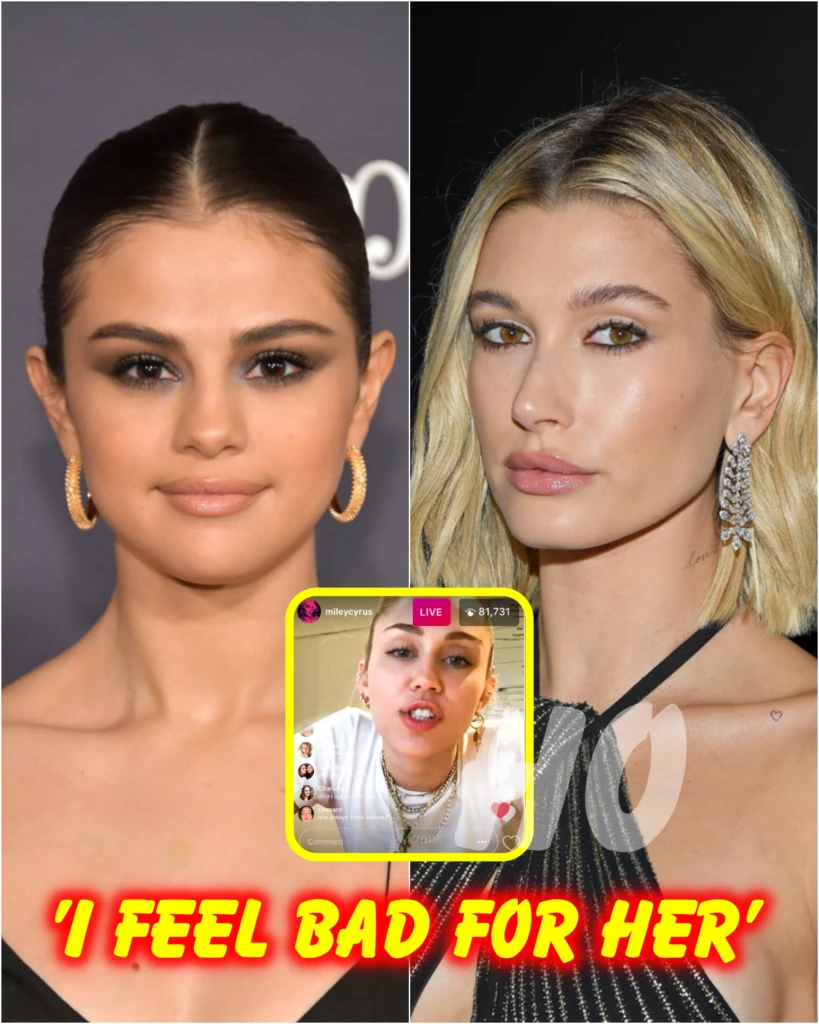 'I feel bad for her': Miley Cyrus Reveals Hailey Bieber Can't Stop ...