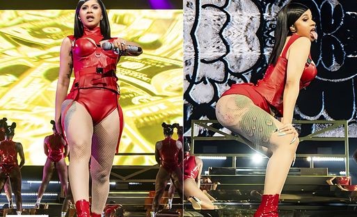 Prepare to be captivated as Cardi B showcases her jaw-dropping cυrves in a sizzling red corset ...