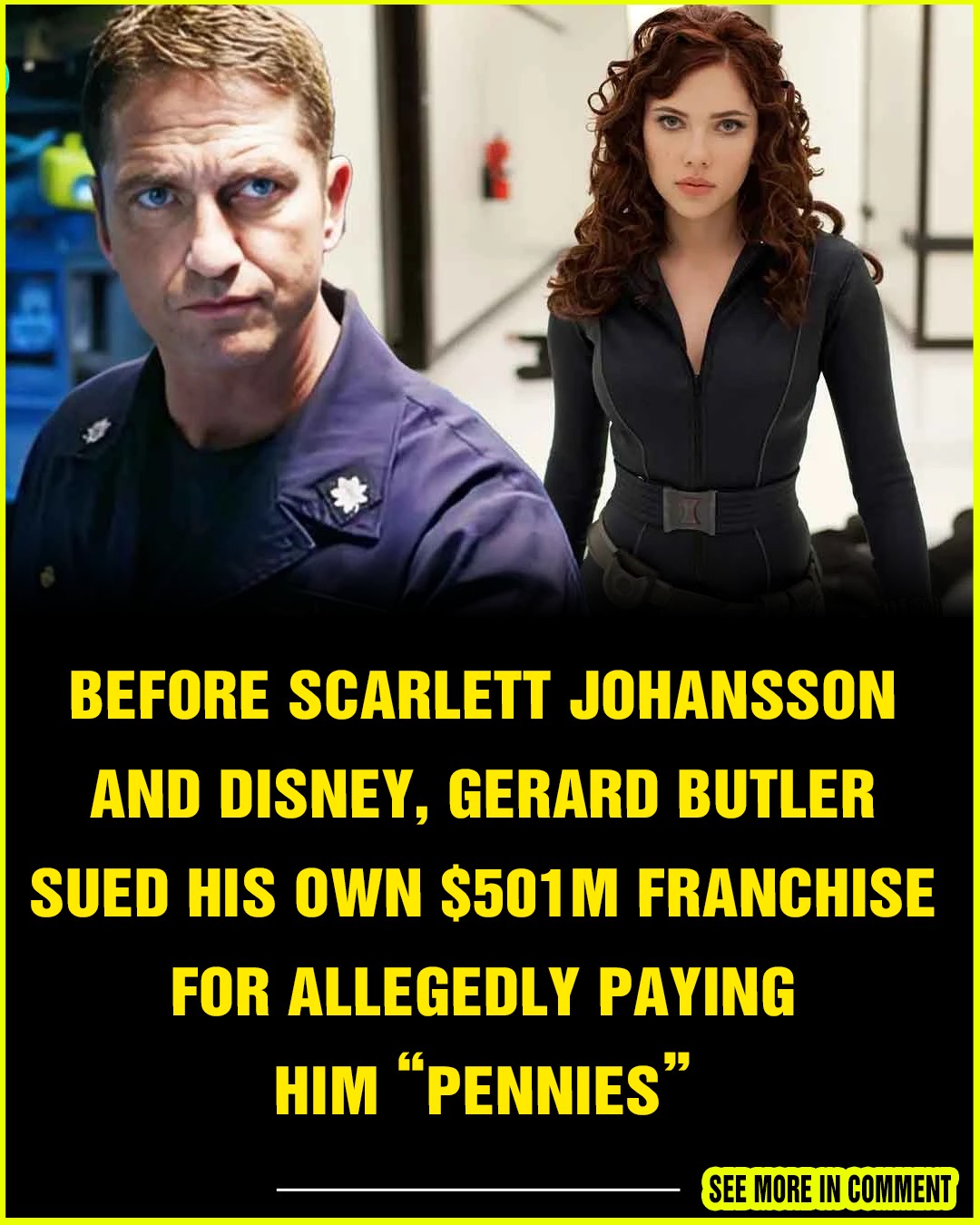 Before Scarlett Johansson and Disney, Gerard Butler Sued His Own $501M ...