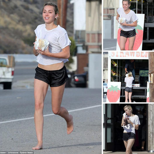 Miley Cyrus Flaunts Her Effortlessly Beautiful Self, Revealing a Toned ...