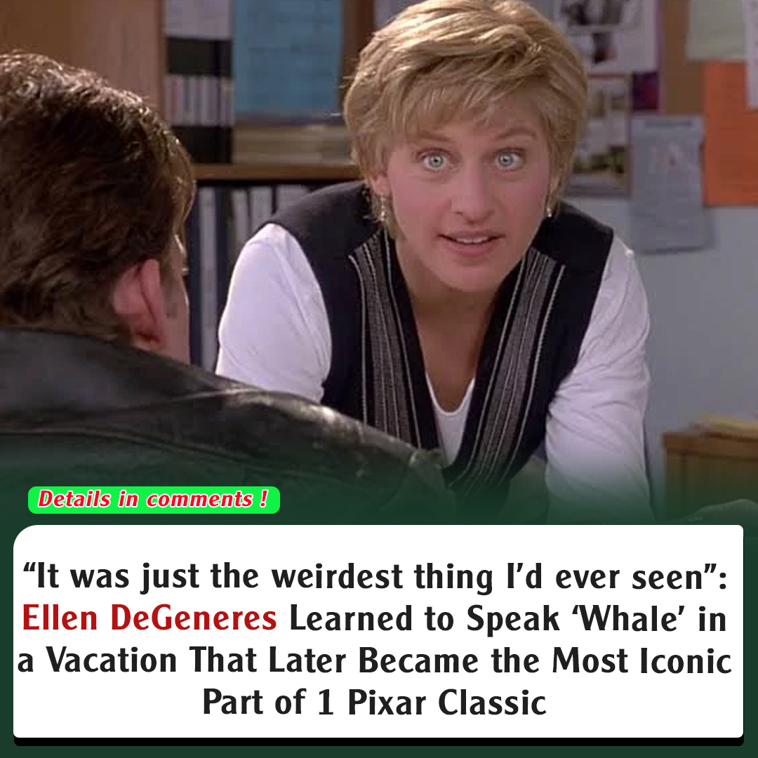 “It was just the weirdest thing I’d ever seen”: Ellen DeGeneres Learned to Speak ‘Whale’ in a ...