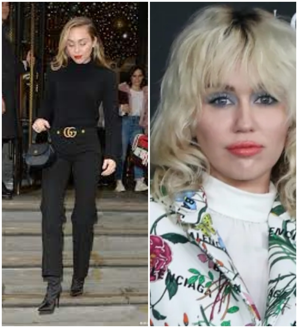 Miley Cyrus stepping out in style with her Gucci kicks, making a ...