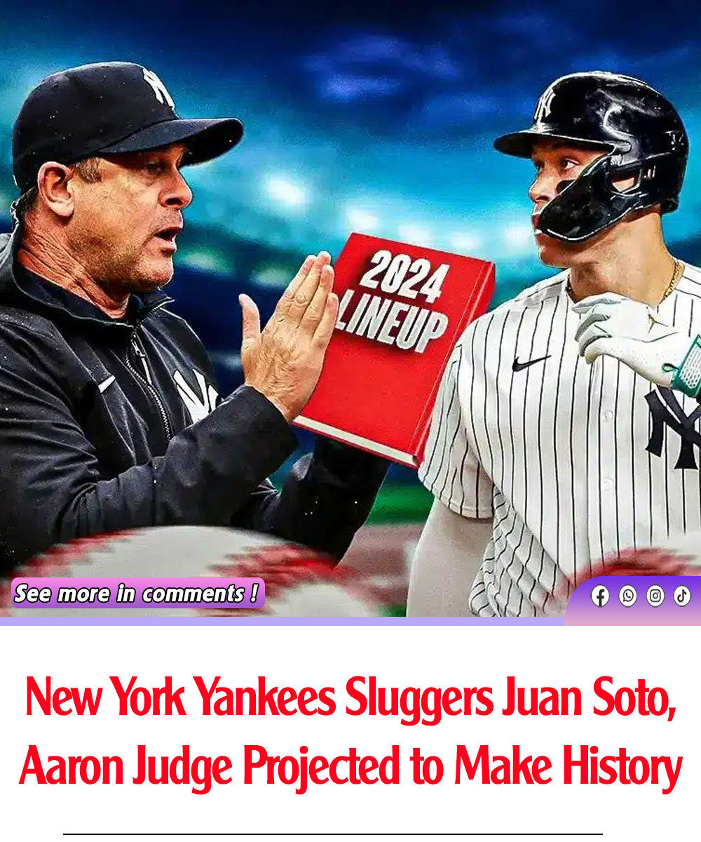 New York Yankees Sluggers Juan Soto, Aaron Judge Projected to Make History in 2024 - News
