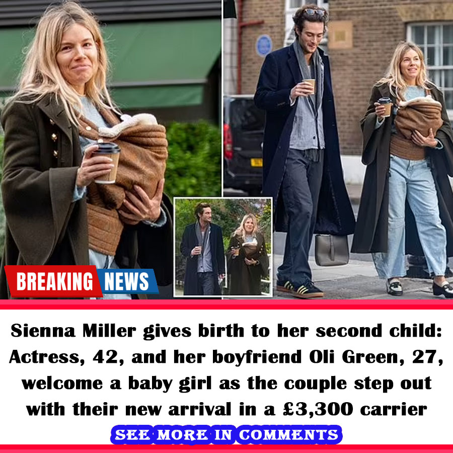 Sienna Miller gives birth to her second child: Actress, 42, and her ...