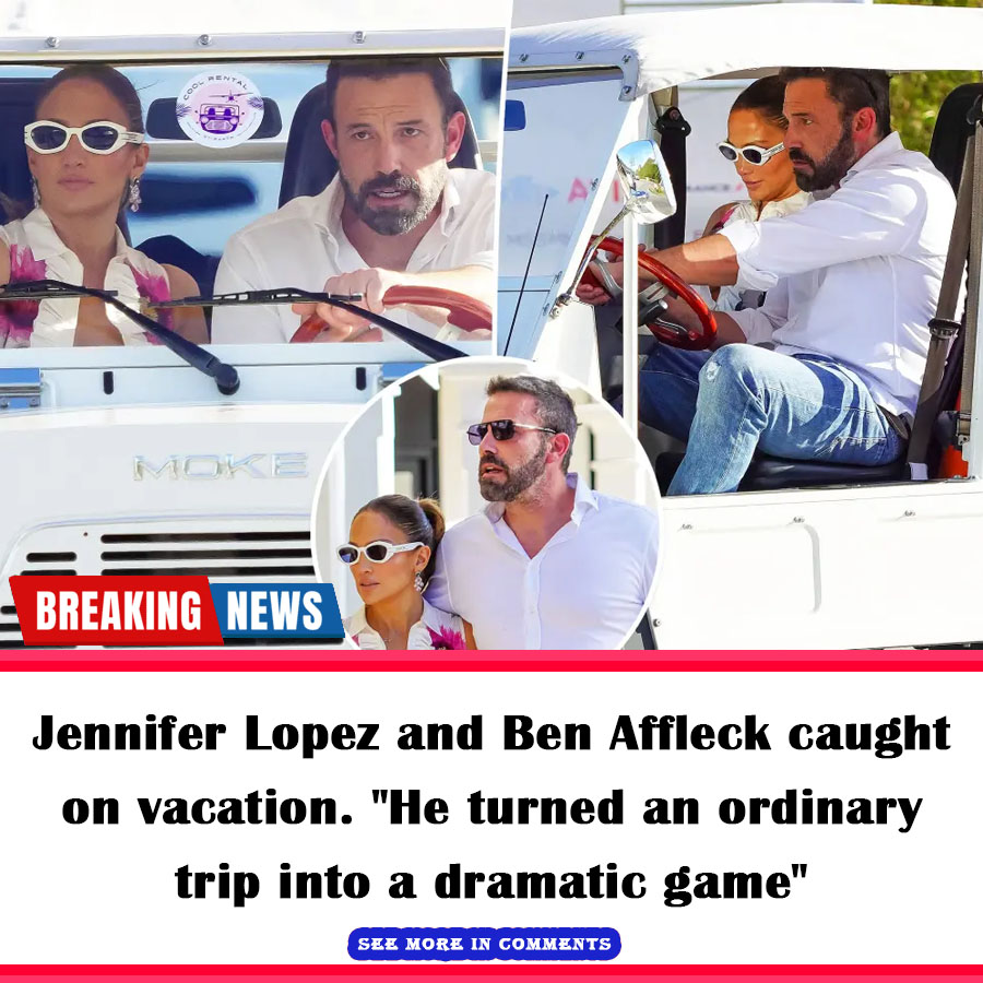 Jennifer Lopez and Ben Affleck caught on vacation. "He turned an ...