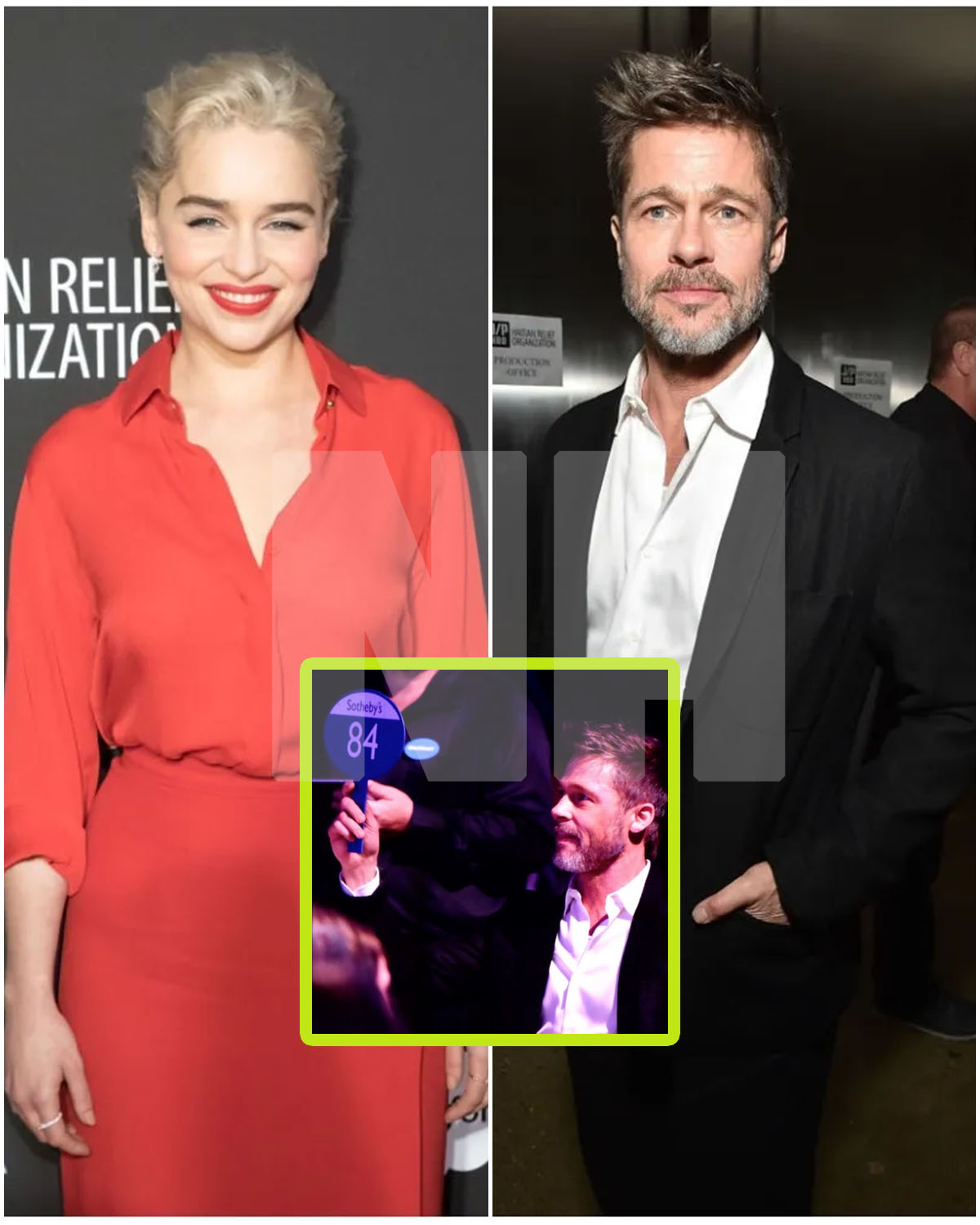 Brad Pitt Bid A Whopping $120,000 For A Night With Emilia Clarke & Made ...