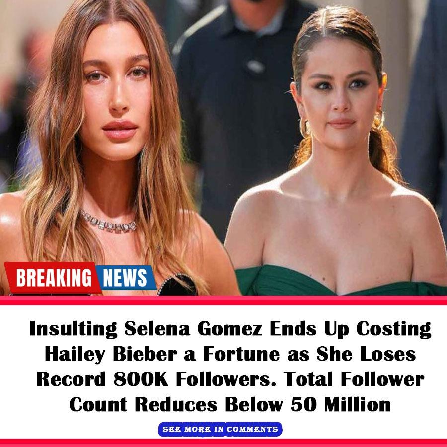 Insulting Selena Gomez Ends Up Costing Hailey Bieber a Fortune as She ...