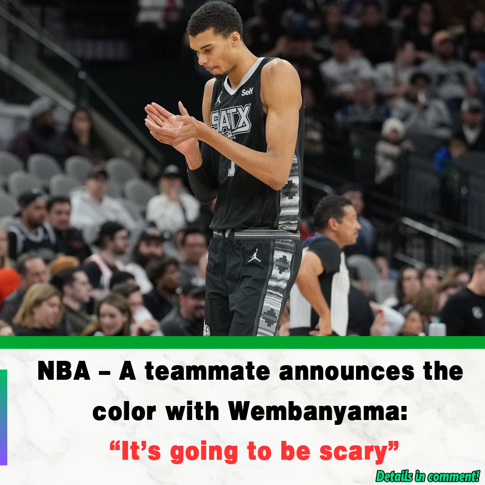 NBA – A teammate announces the color with Wembanyama: “It’s going to be ...
