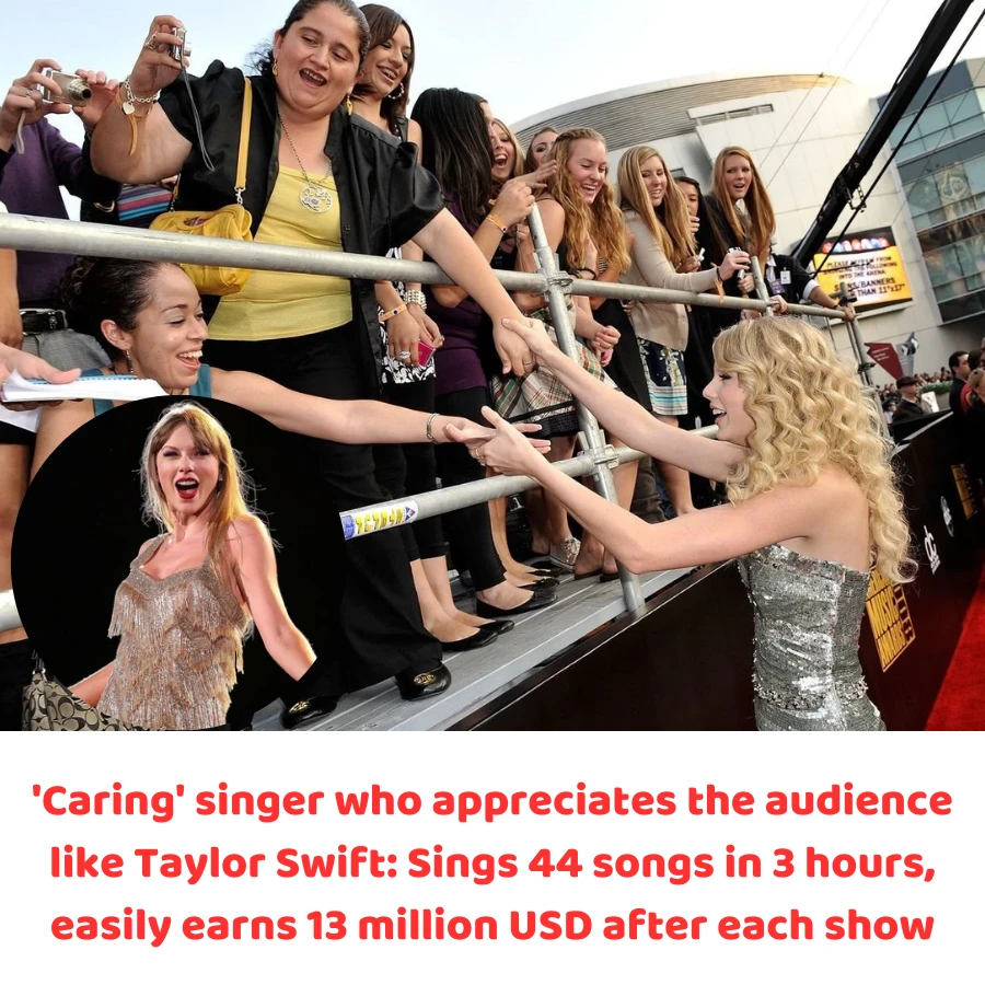 'Caring' singer who appreciates the audience like Taylor Swift: Sings ...
