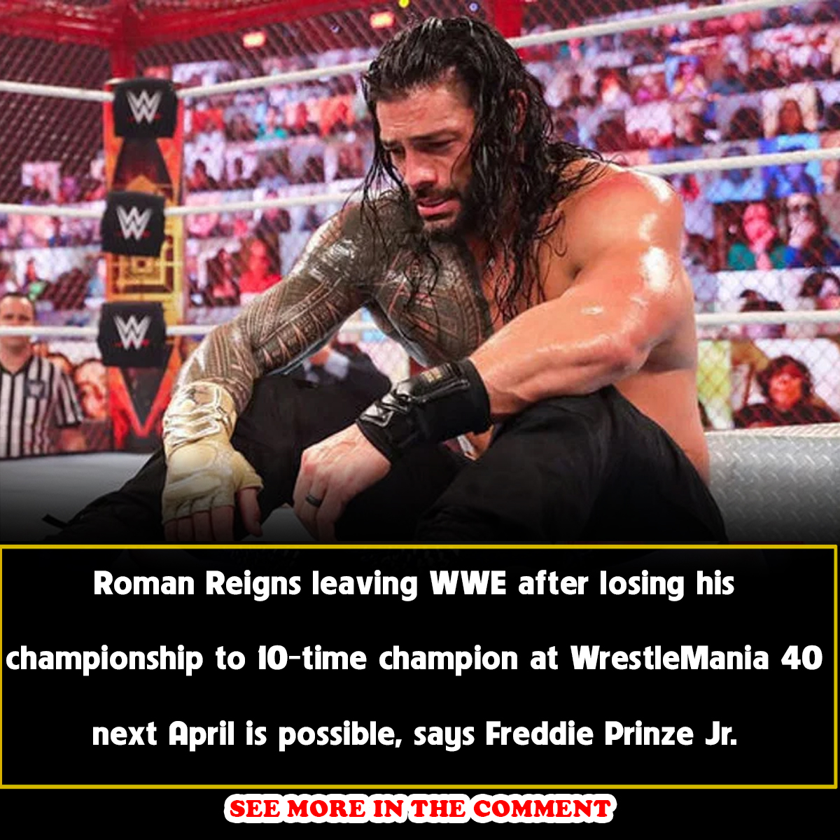 Roman Reigns leaving WWE after losing his championship to 10-time ...