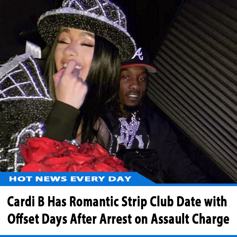 Cardi B Has Romantic Strip Club Date with Offset Days After Arrest on Assault Charge (d) - News