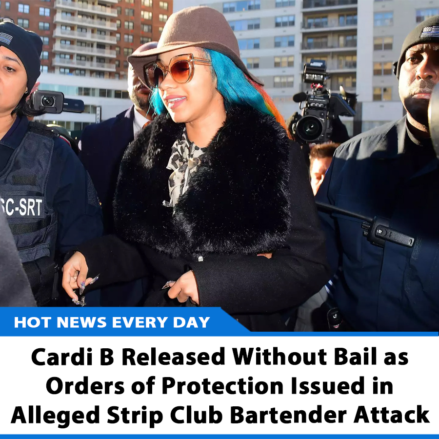 Cardi B Released Without Bail as Orders of Protection Issued in Alleged Strip Club Bartender ...