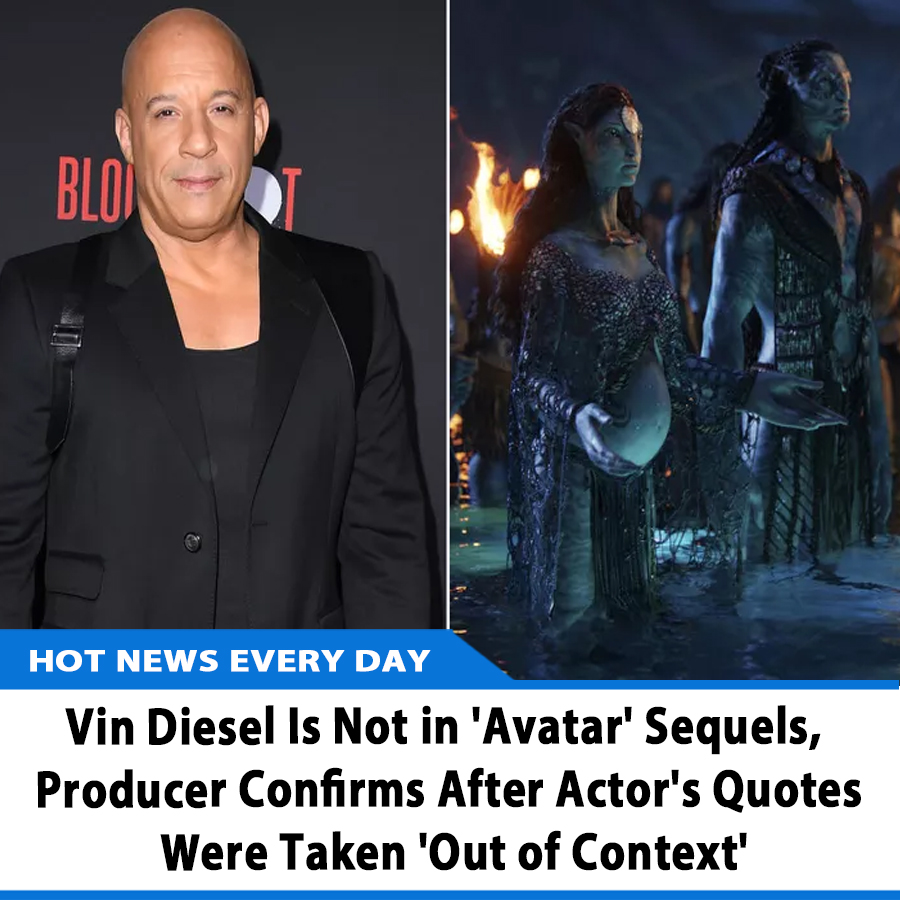 Vin Diesel Is Not in 'Avatar' Sequels, Producer Confirms After Actor's ...