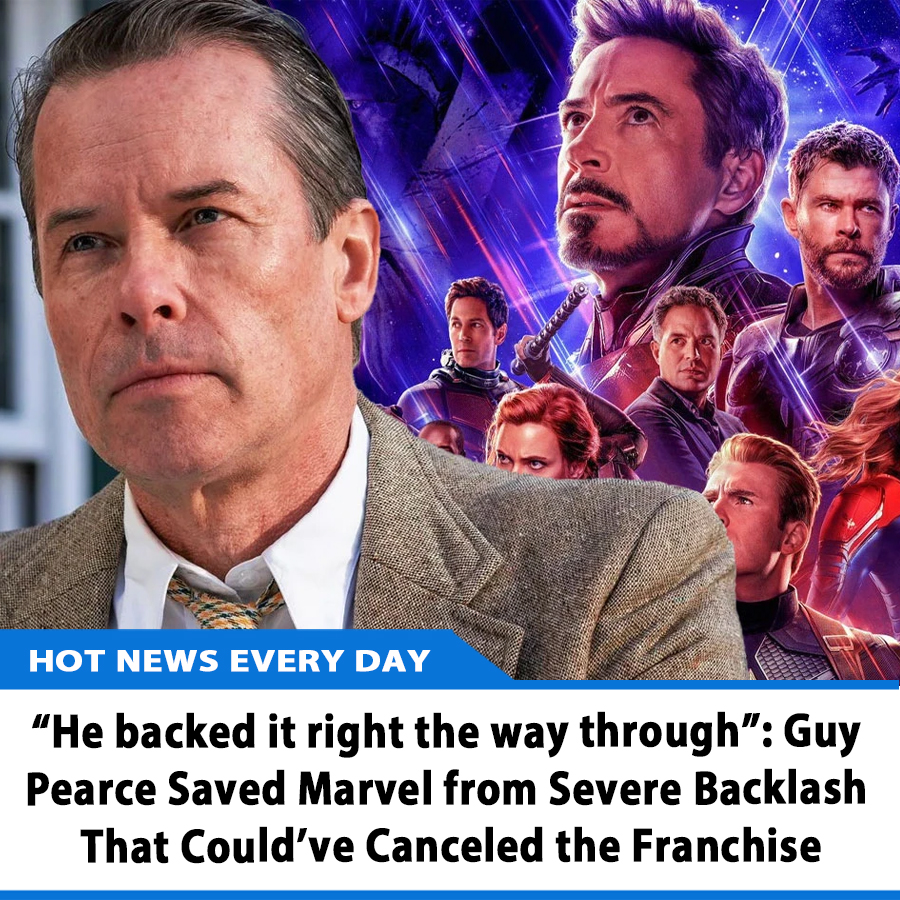 “He backed it right the way through”: Guy Pearce Saved Marvel from ...