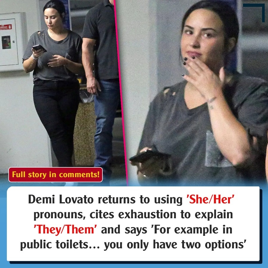 Demi Lovato Returns To Using ‘She/Her’ Pronouns, Cites Exhaustion To ...