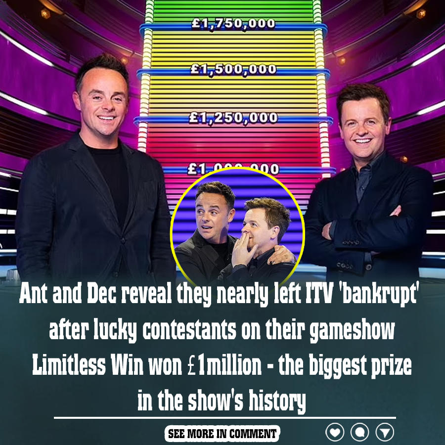 EXCLUSIVE Ant and Dec reveal they nearly left ITV 'bankrupt' after ...