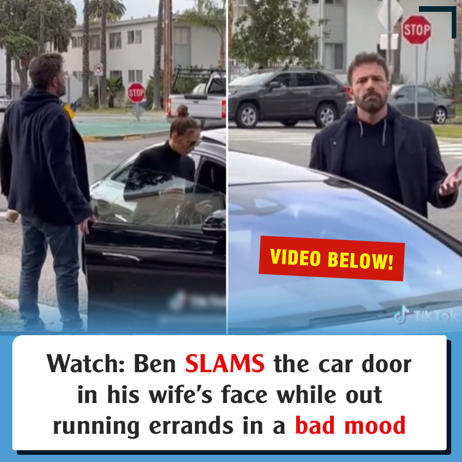 Watch: Ben Slams The Car Door In His Wife's Face While Out Running ...