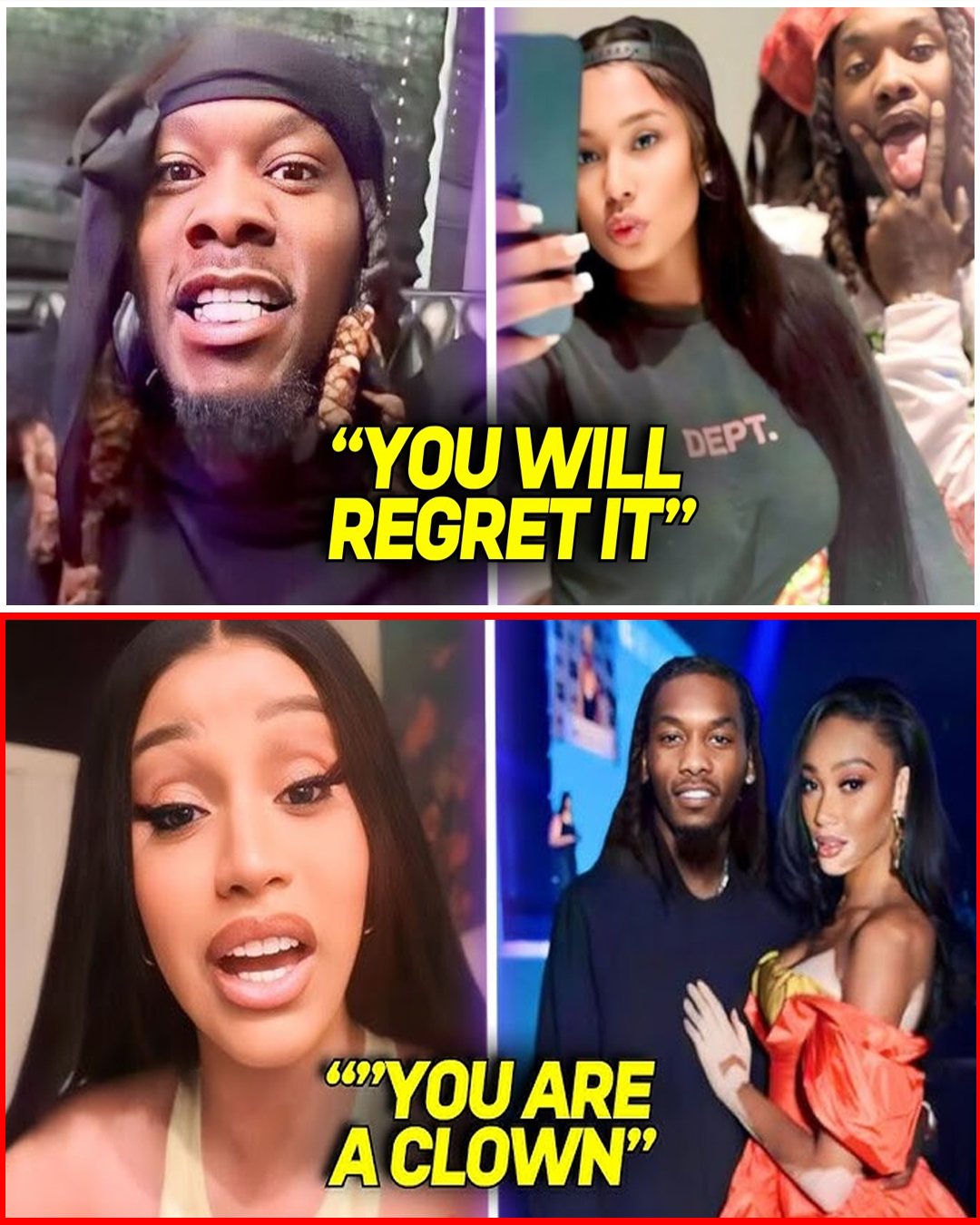 (X) Offset WARNS Cardi B After She Takes His Money | Officially Back ...