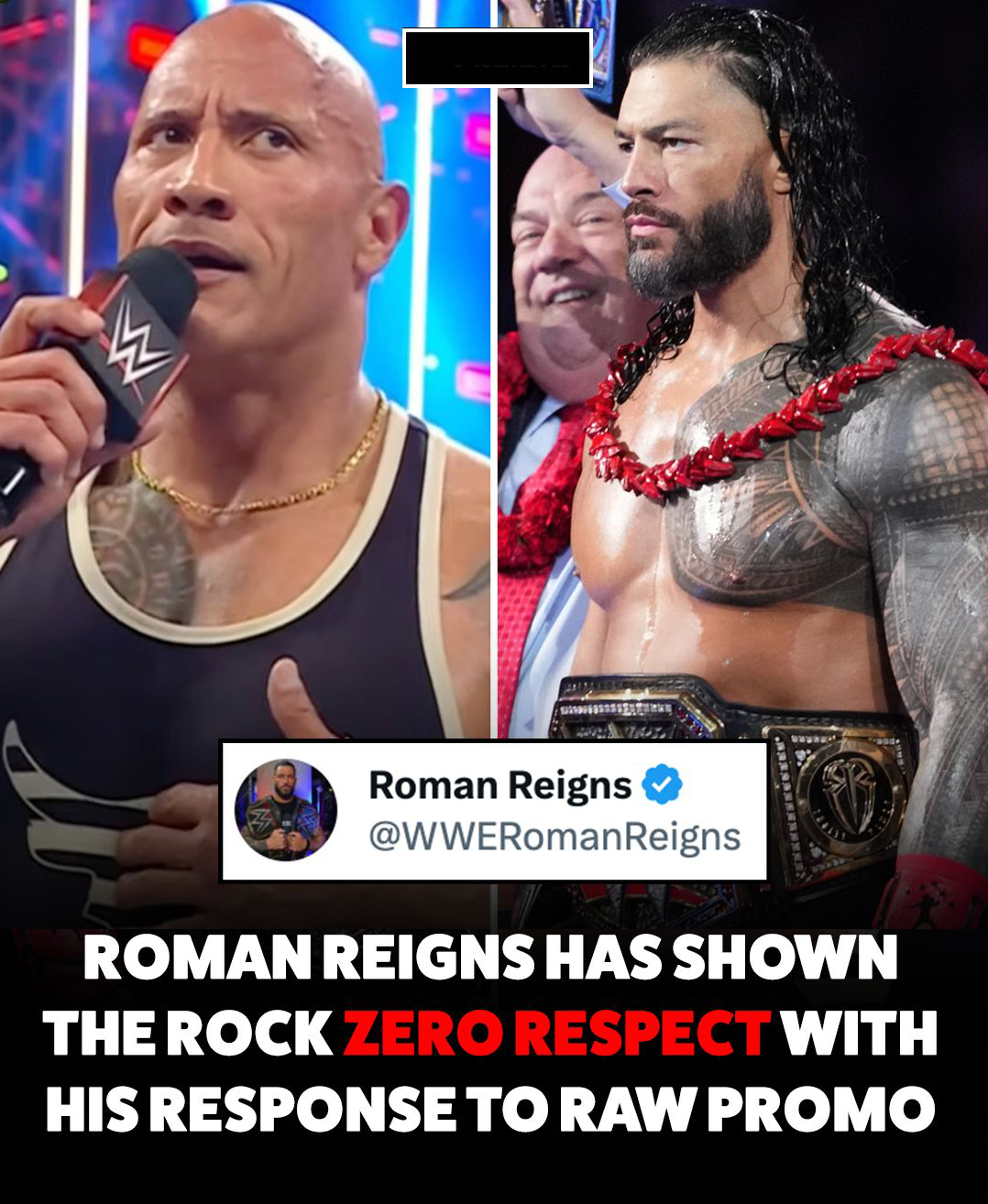 Roman Reigns responds to The Rock's WWE Raw promo - News