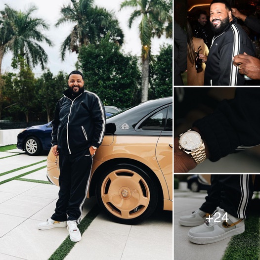 DJ Khaled appeared at an important event looking extremely stylish with ...