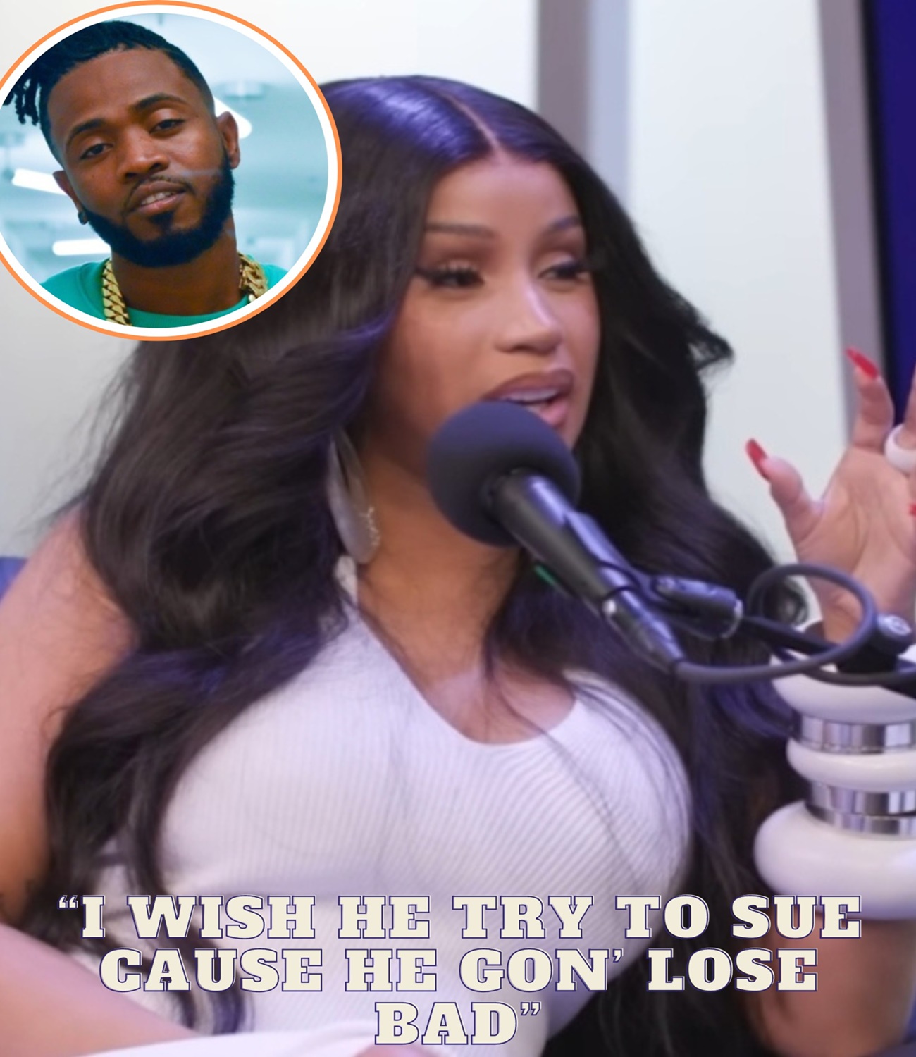 Cardi B Calls Lincoln 3Dot a “Big Dummy” and Says “I wish he try to sue ...