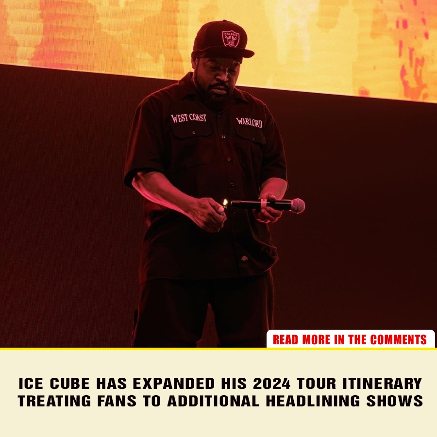 Ice Cube has expanded his 2024 tour itinerary, treating fans to ...