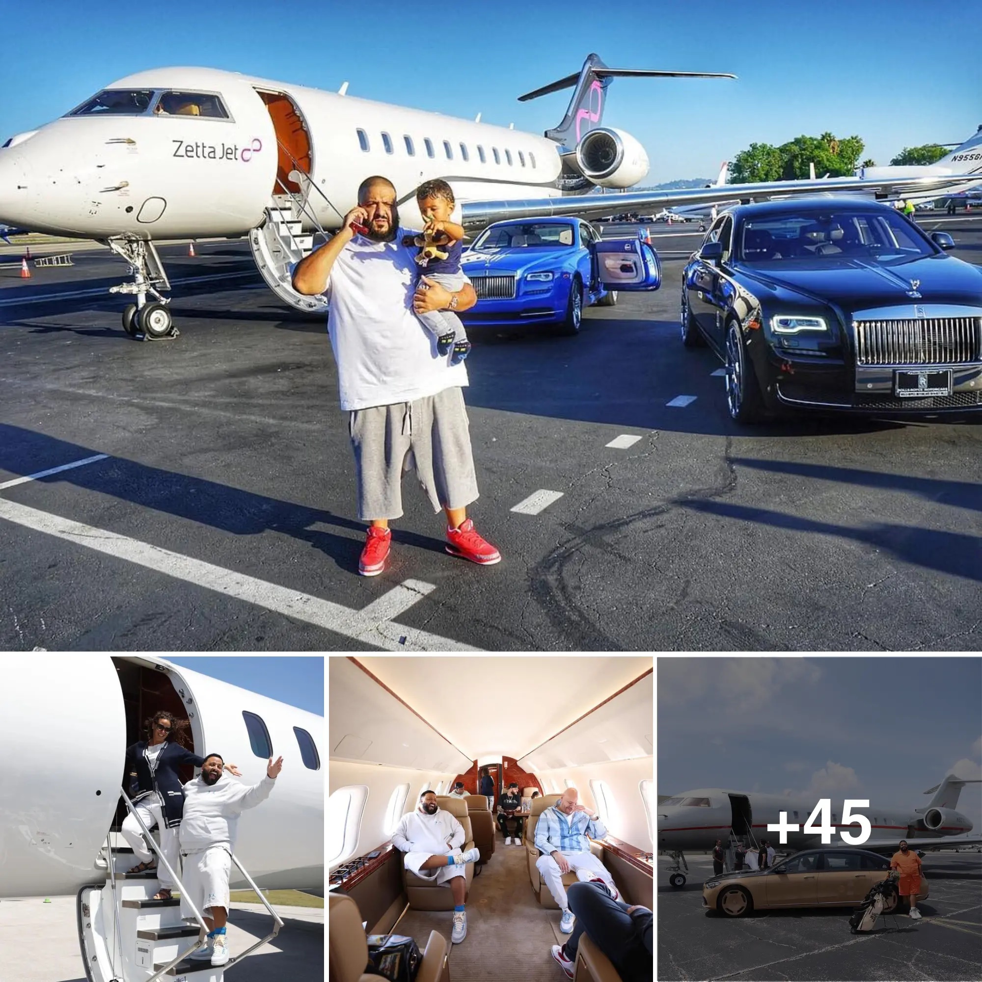 See DJ Khaled’s $65M private jet compared to Elon Musk - News