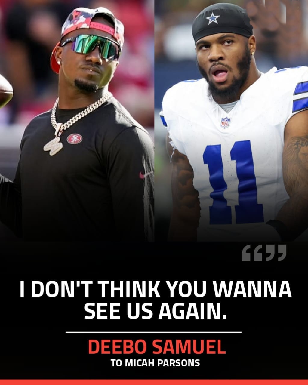 “It was already personal!” Deebo Samuel claps back at Micah Parsons ...