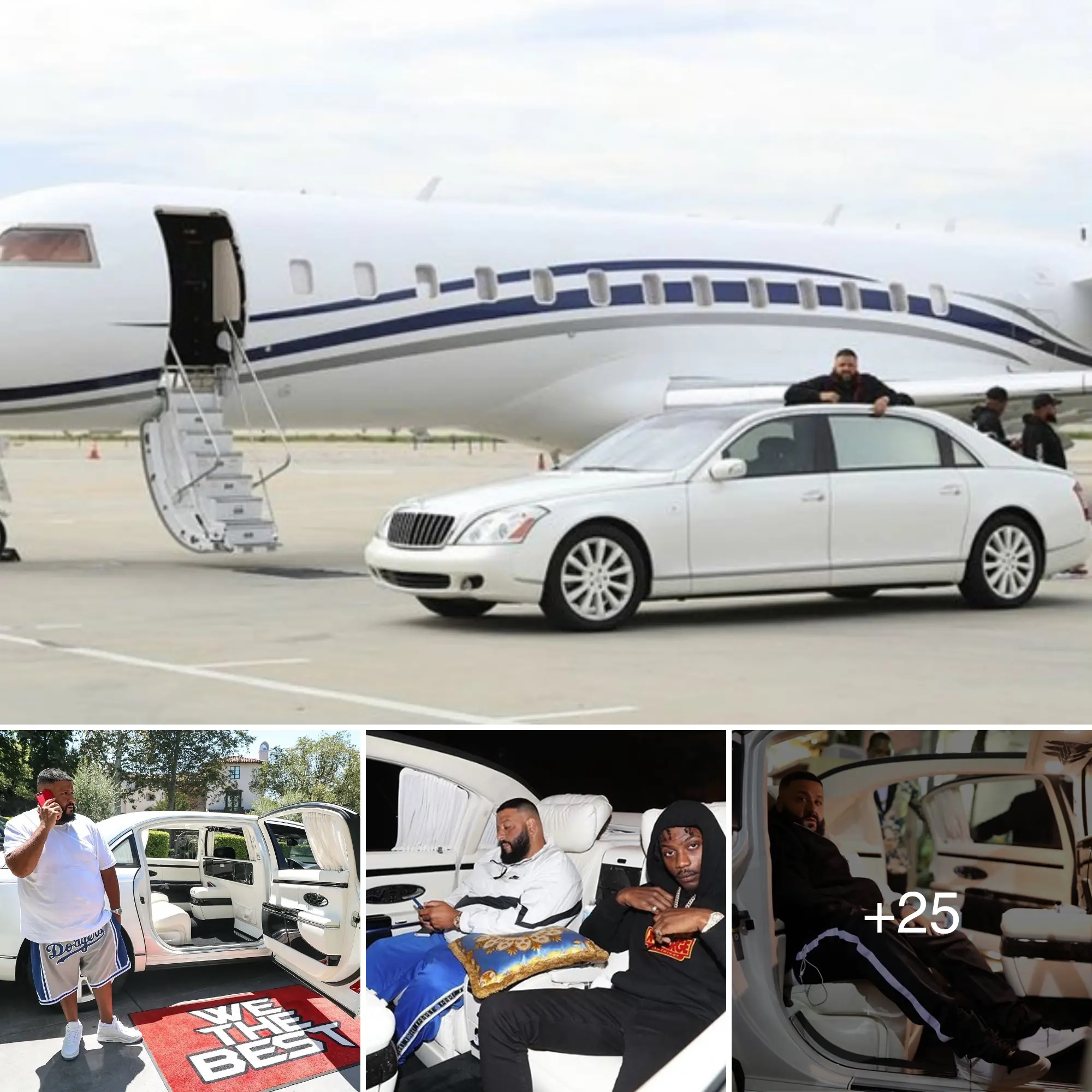 DJ Khaled’s Maybach 62 Landaulet worth nearly $2M helps him relieve leg ...