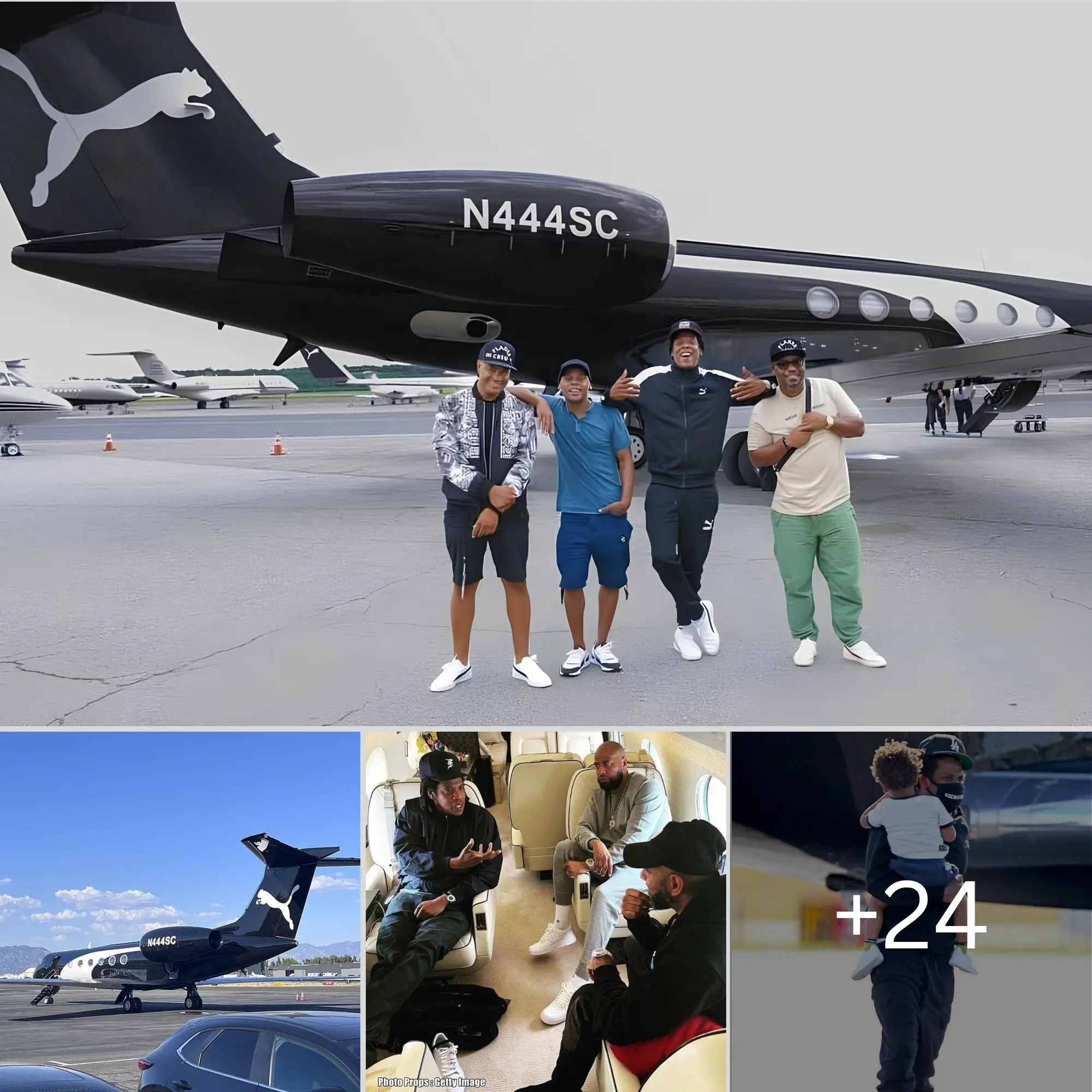 Jay Z bought a Puma private jet to take his friends on a trip around ...