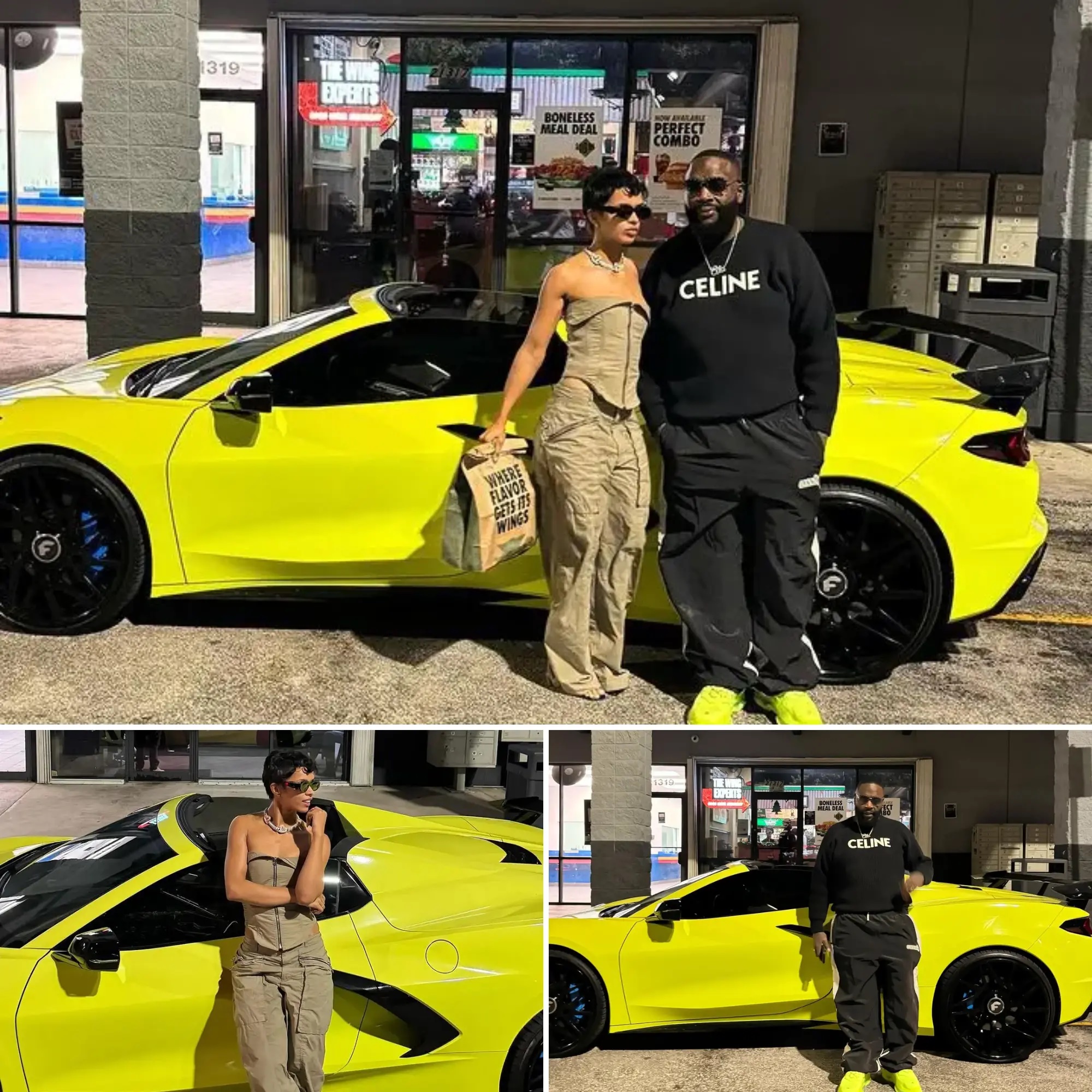 Billionaire Rick Ross and his girlfriend Cristina Mackey went out to ...