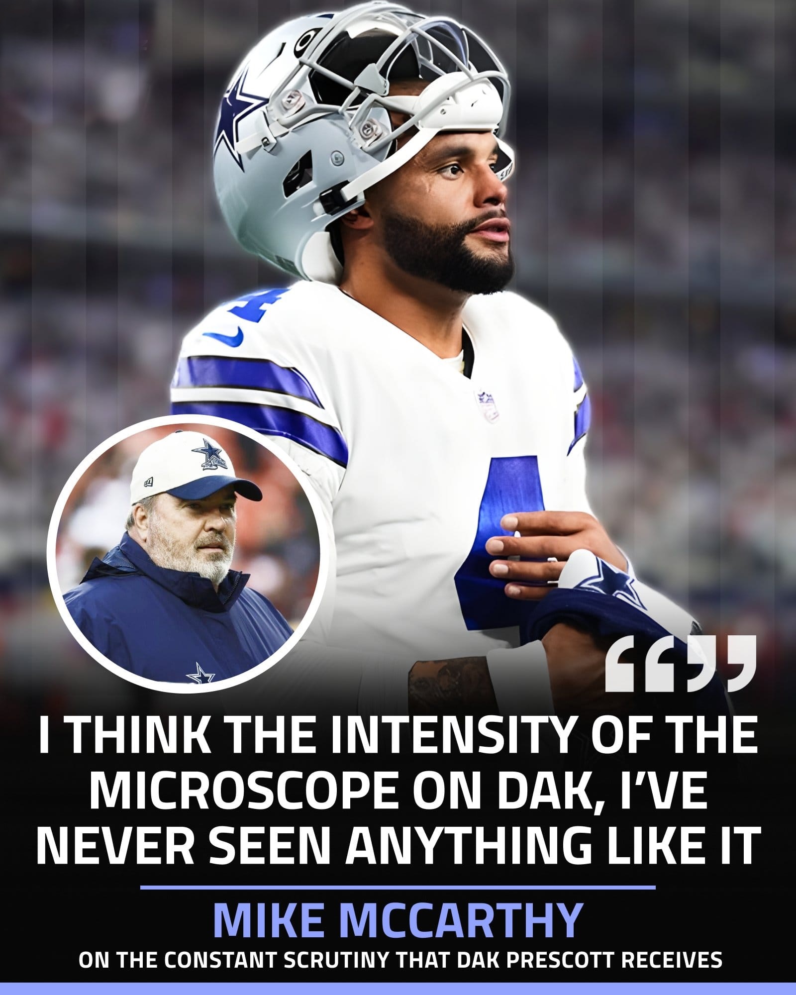 “I’ve never seen anything like it!” Cowboys HC Mike McCarthy claims he ...